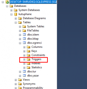SQL Trigger Nedir? Trigger Kullanımı – Tasarım Kodlama